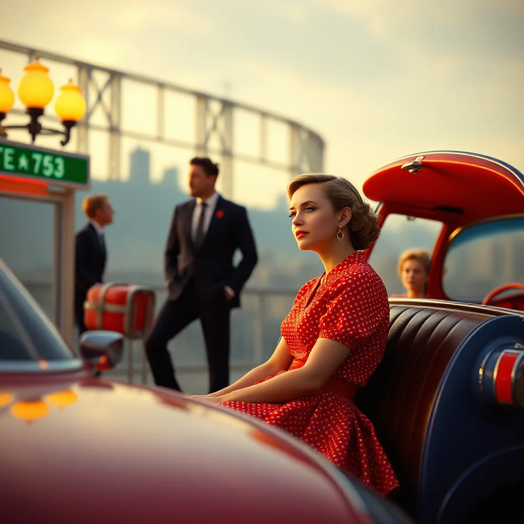 Analyzing 1950s Fashion Backdrops and Their Impact