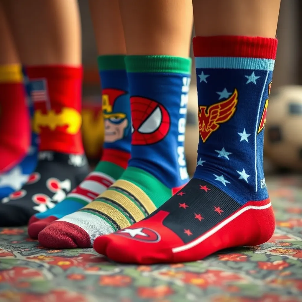 Marvel Character Socks: A Unique Fashion Statement