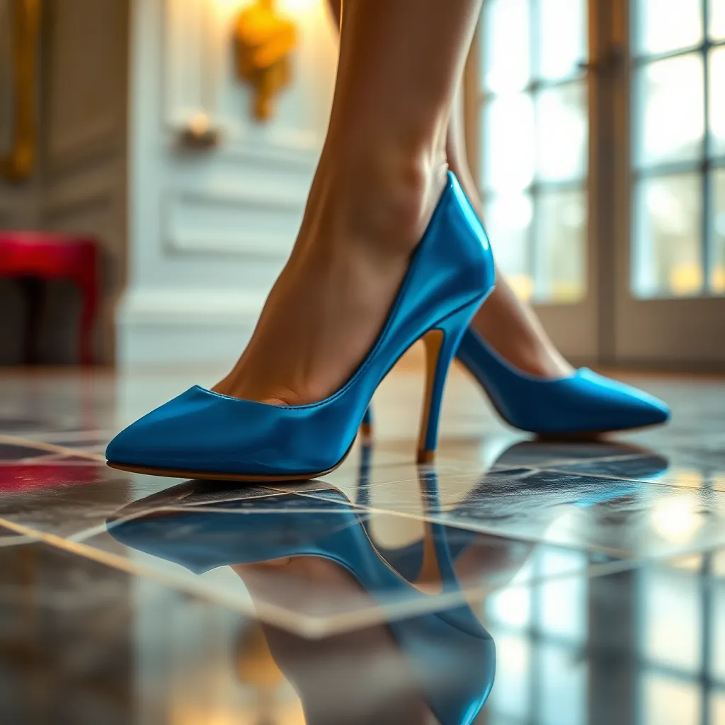 The Timeless Charm of Blue Heels for Prom Night