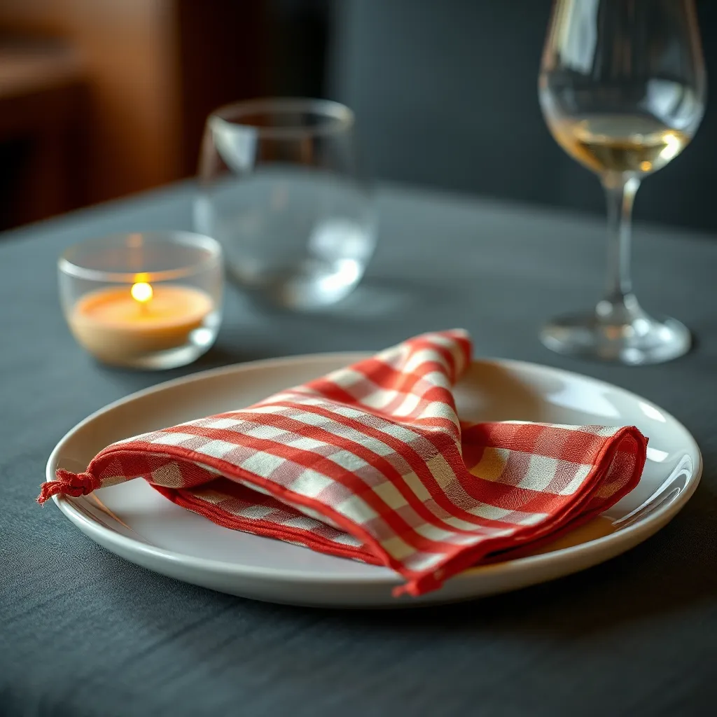 The Role of Checkered Cloth Napkins in Modern Dining