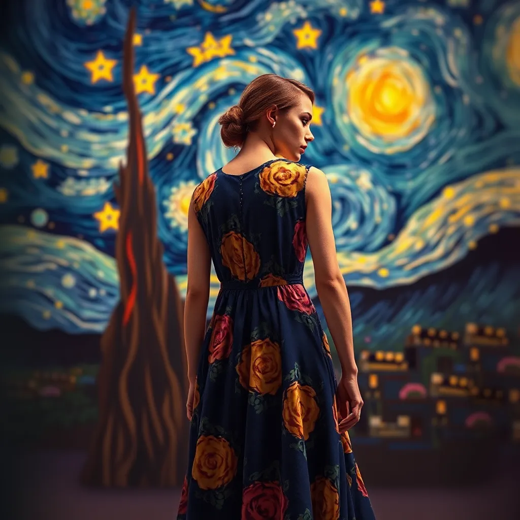 Exploring the Van Gogh Starry Night Dress: Art Meets Fashion