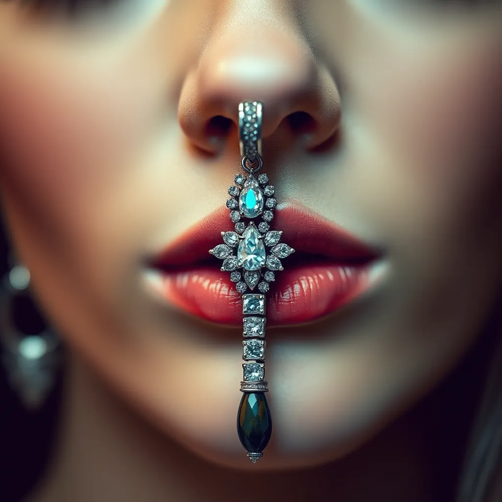 Exploring Vertical Labret Piercing Jewelry Trends
